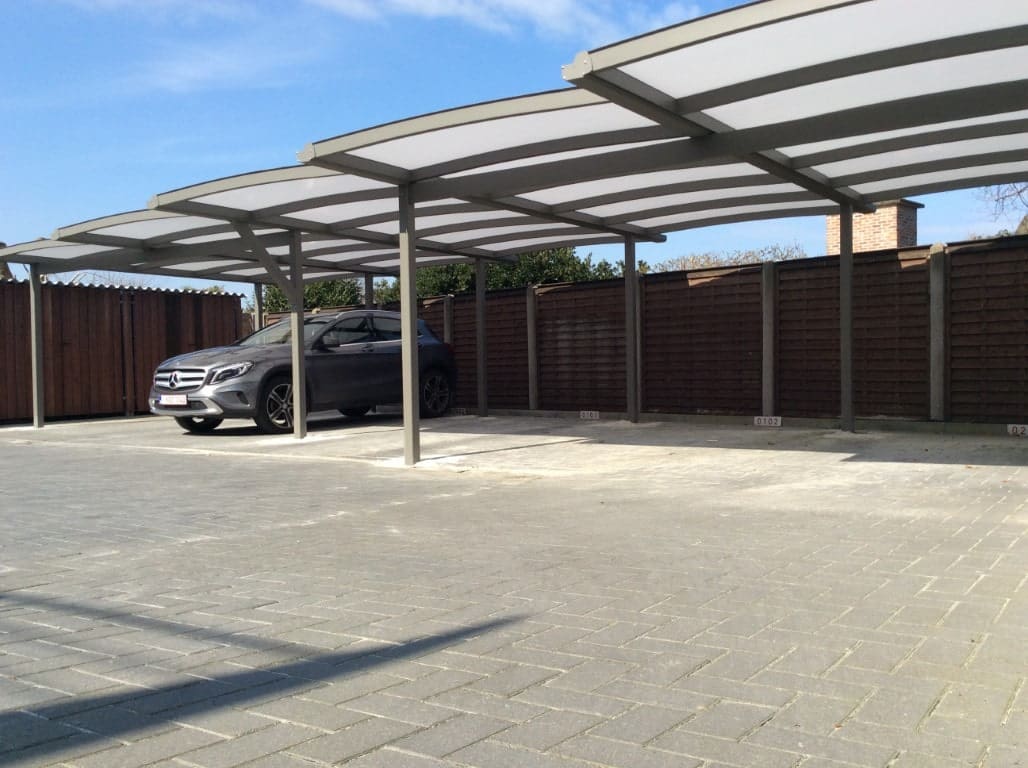 Carport mobilhome van - Poortservice